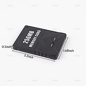 AUEAR, High Speed Game Memory Card Compatible with Sony Playstation 2 PS2 Consoles Game (256MB, 1 Pack)