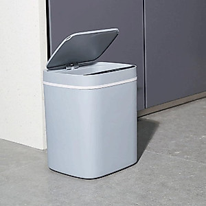 LLLSSS Bathroom Trash Cans Lids Touchless Garbage Can Motion Sensor Waste Bin Wastebasket for Kitchen