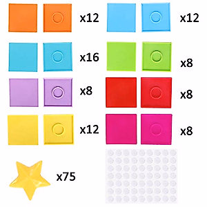 Youngever Reward Chart, Responsibility Chart, Magnetic Chore Chart,"Way to Go" Behavior Chart for Kids with 75 Behavioral Chores, 17.5 x 13.5 Inch