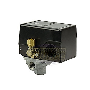Pressure switch for air compressor made by Furnas / Hubbell 69JF9LY2C 140-175 Four port w/ unloader & on/off lever