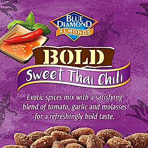 Blue Diamond Almonds Sweet Thai Chili Flavored Snack Nuts, 6 Ounce (Pack of 1)