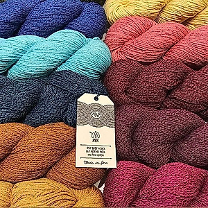 Yarn Ave Amano Awa Yarn (3.5oz/328yds/Skein) Alpaca Cotton Merino Blend Yarn,Soft Knitting Yarn for Sweater Shawl Scarf Hat Cardigan and Handcraft Projects (#1119)