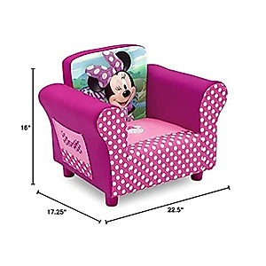 Delta Children Upholstered Chair, Disney Minnie Mouse