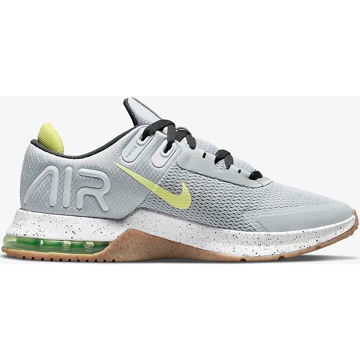 Nike Air Max Alpha Trainer 4 Mens Running Trainers, 10 M US, Lt Smoke Grey White Dk Smoke Grey Limelight Gum Lt Brown