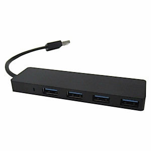Professional USB 3.0 Hub 4-Port Adapter for Charger Data Slim Super Speed PC for Mac Laptop Desktop