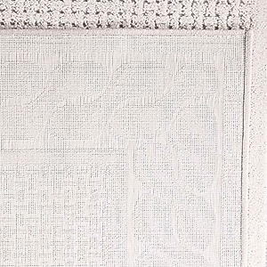 My Texas House by Orian Indoor/Outdoor Picket Fences Area Rug, 5'2" x 7'6", Natural