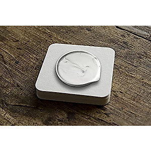 Large Spoon Rest,Ceramic Spoon Rest for Kitchen Counter Dishwasher Safe Marble Decor Spoon Holder for Kitchen,5.5 Inches