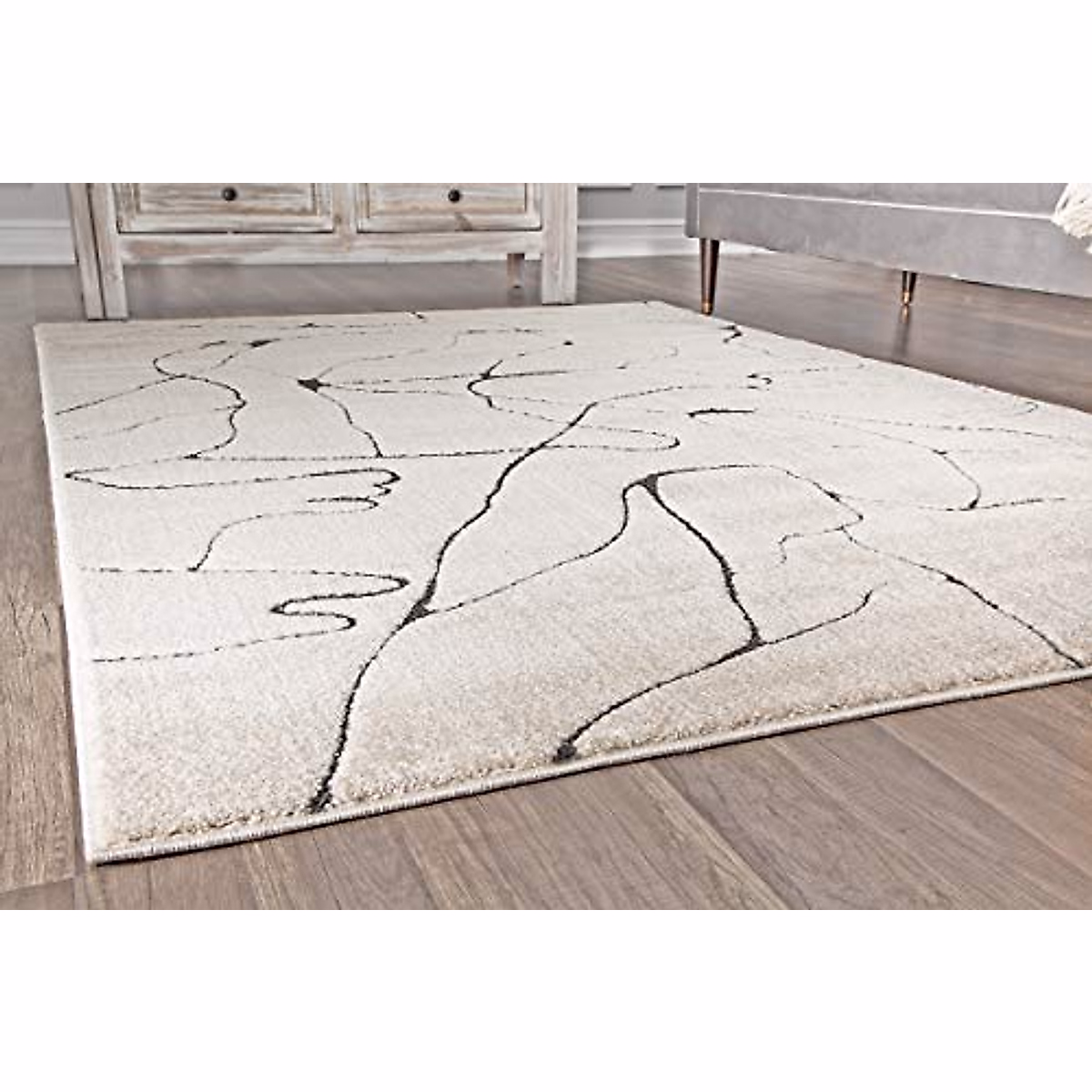 CosmoLiving by Cosmopolitan Area Rug, 5'0"x7'6", Marble