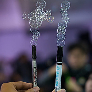Uncle Bubble Catch & Stack Test Tube Pack of 3. Touchable Mini Bubbles Wand Toy | Small Bubble Wands for Kids | Summber Party Kid Toys | Birthday Gift