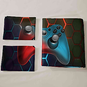 AILONEN Gamer Bedding Sets for Boys,Gaming Duvet Cover Set Twin Size,Boys Video Games Comforter Cover, Bed Set for Teen Boys Bedroom,Gamepad Controller,3 Piece with 2 Pillow Shams