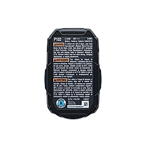 Ryobi 3 Piece 18V One+ Airstrike Brad Nailer Kit (Includes: 1 x P320 Brad Nailer, 1 x P102 2AH 18V Battery, 1 x P117 IntelliPort Dual Chemistry Battery Charger) (Renewed)