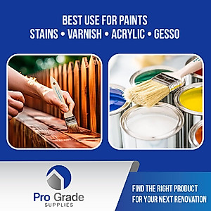 Pro Grade - Chip Paint Brushes - 12 Ea 2 Inch Chip Paint Brush Light Brown