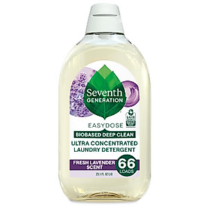Seventh Generation EasyDose Laundry Detergent Fresh Lavender Ultra Concentrated Washing Detergent 23 oz