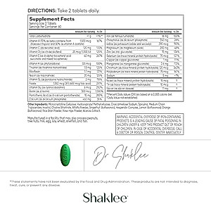 Shaklee - Vita-Lea® Women High-Potency Multivitamin & Multimineral for Women - Prenatal/Postnatal Support with 800 mcg Folic Acid, 200 mcg Iodine, 18 mg Iron - 240 Tablets
