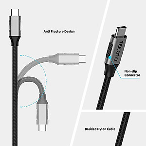 HDMI 4k Adapter Kit Compatible with Samsung Galaxy Tab S7 Plus at Digital Full 60Hz with 6 Foot Cable!
