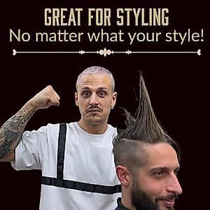 Da'Dude Hair Wax for Men - Ultra Strong Hold, Matte Finish, Non-Greasy Hair Styling, 100ml Eco-Friendly Wooden Tub