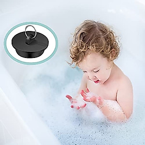 Drain Plug, 3 Pieces Sink Plug Sink Plug 3 Sizes Plug Drain Plug Bath Plug Bathtub Sink Plug for Sink Kitchen and Bathroom