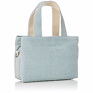 KANGOL(カンゴール) Thick Cotton Canvas 2-Way Shoulder Bag, 3 Rooms, M, Blue (Denim)