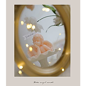 Angel Shaped Scented Candle,150G Aroma Soy Wax Decorative Candle,Handmade Aesthetic Candle for Table Photo Prop Birthday Gift,Prefect for Meditation Stress Relief Mood Boosting Bath Yoga