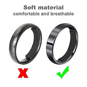 Chuangdi 8 Sheets/ 152 Pieces Invisible Ring Sizer Adjuster Ring Spacer Ring Guards for Women Loose Rings, 2 Kinds of Thickness