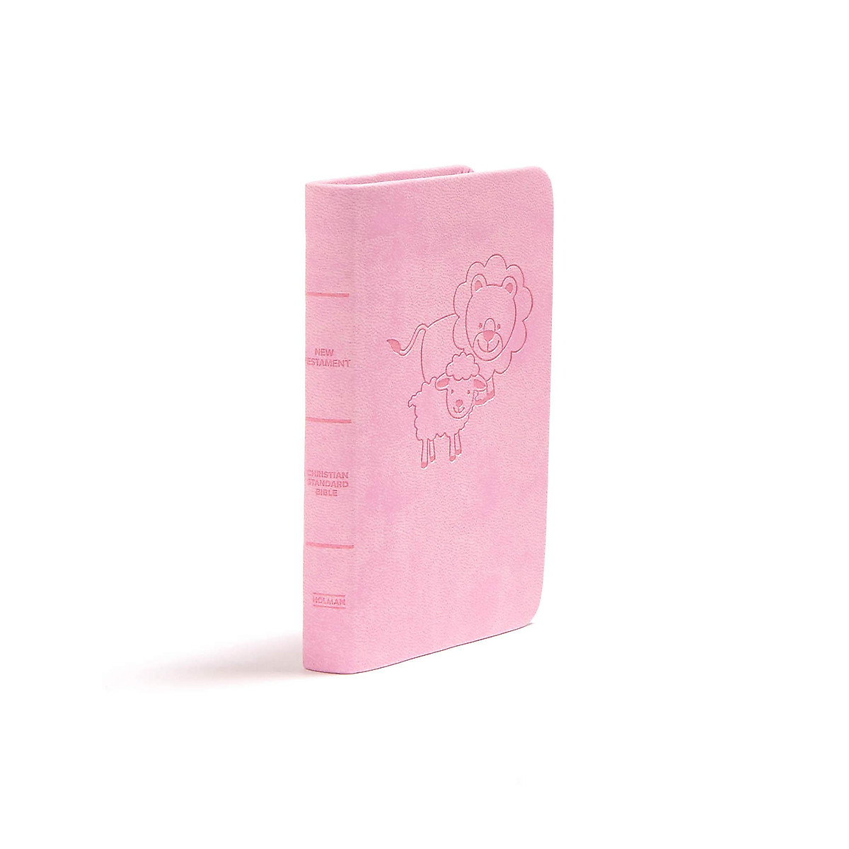 CSB Baby's New Testament with Psalms, Pink Imitation Leather, Red Letter, Presentation Page, Gift Box, Keepsake, Easy-to-Read Bible Serif Type