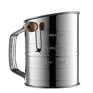 Bellemain Stainless Steel 3 Cup Flour Sifter
