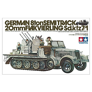 Tamiya 35050 1/35 German 8T Half Track SDKFZ 7/1 Plastic Model Kit