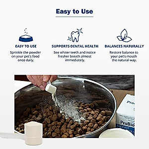 Probiora for Dogs (Formerly ProBioraPet) | Dog Probiotic Supplement for Oral Care | Pet Probiotics to Reduce Bad Breath, Plaque & Tartar | Dog Nutritional Supplement for Dental Health | 30 Servings