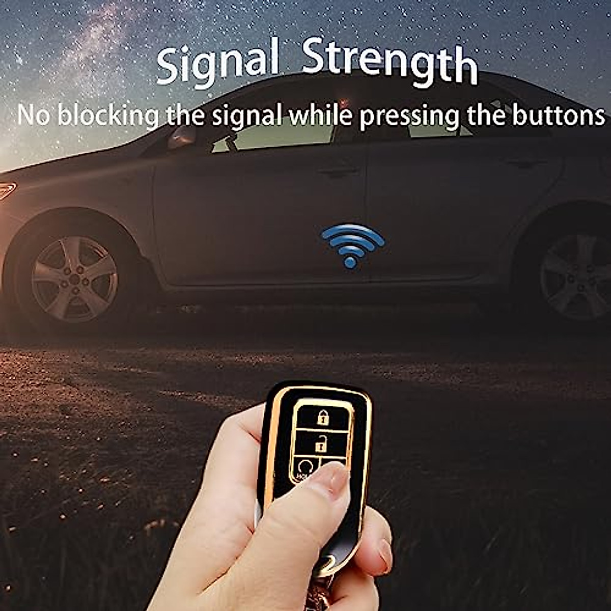 FONNUY for Honda Key Fob Cover,Black Leopard Beaded Key Holder Fits for Honda Accord Civic Cr-V Hr-V Fit Odyssey Jed Crosstour Crider Smart Key Accessaries Set