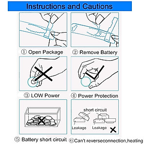 2032 3V Battery, CR2032 Lithium 3v Coin Cell Battery 2032 Watch Battery ,100 Counts