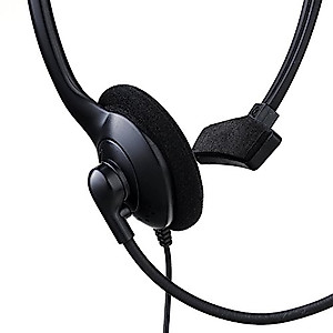 Gaming Headset, Wired Unilateral Mono Chat Headphones with Mic for Sony PlayStation 4 PS4 Online Live Game