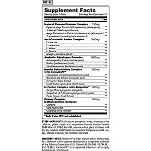 Foreskin M-Stak - Non-Hormonal Hard Gainers Muscle Building Stack with Energy Complex - 21 Count