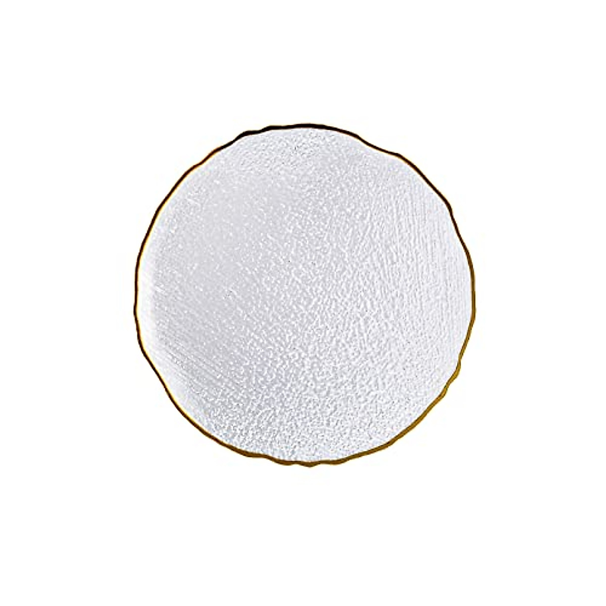 Karaca Milanda Gold Glass Dinnerware Set for 4 People, 12 Pieces, Transparent Gold