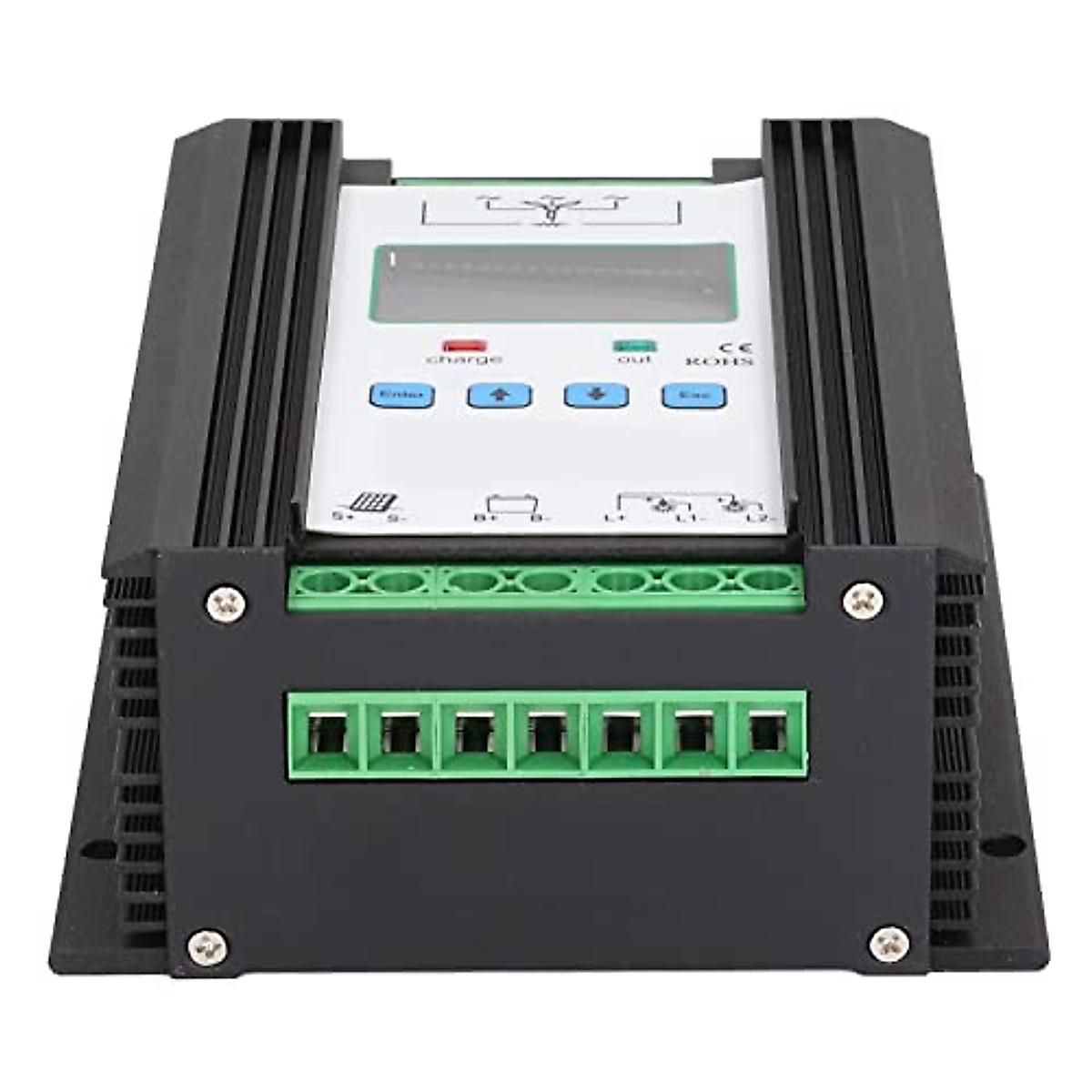 Wind Solar Hybrid Regulator, Wind Solar Blending Controller Digital Intelligent Control Wind Solar Regulator LCD, Renewable Energy Controllers