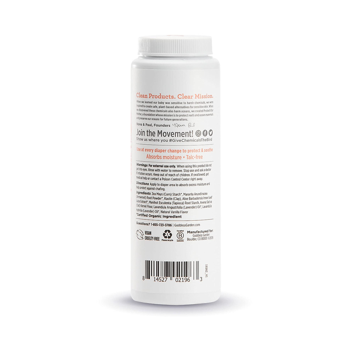 Goddess Garden - Soothing Baby Powder - 5 Oz