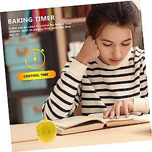 Yardenfun Timer Kitchen Countdown Clock Baking Reminder Kitchen Reminder Alarm Counters 60 Minutes Loud Alarm E Tool Kids Tools Kitchen Time Reminder Mechanical Plastic to Rotate Equipment