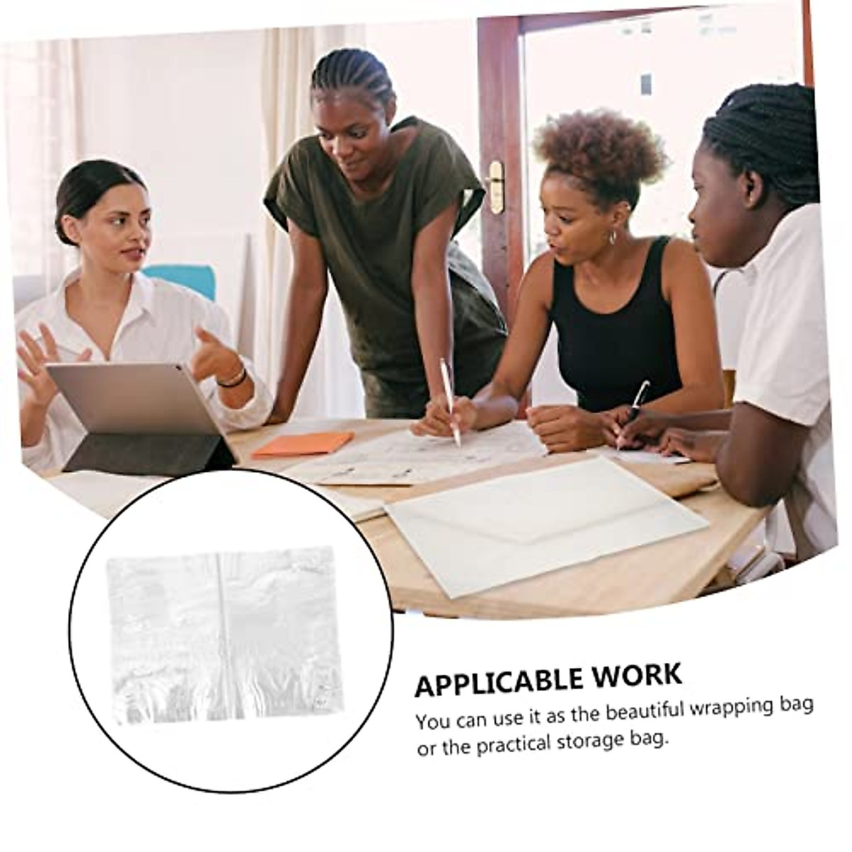 NAMOARLY 100pcs Heat Shrink Plastic Bag Vaccum Seal Bags Shrink Bags Candy Basket Clear Heat Seal Bag Candy Bar Wrappers Heat Shrink Film Vacuum Sealing Bags Vacuum Seal Bags PVC