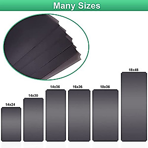 Slendor Wire Shelf Liner Value Pack of 5 Heavy Duty Waterproof Non-Adhesive Industrial Strength Plastic Mats for Tier Shelving Unit, 16 x 36 Inch Gray