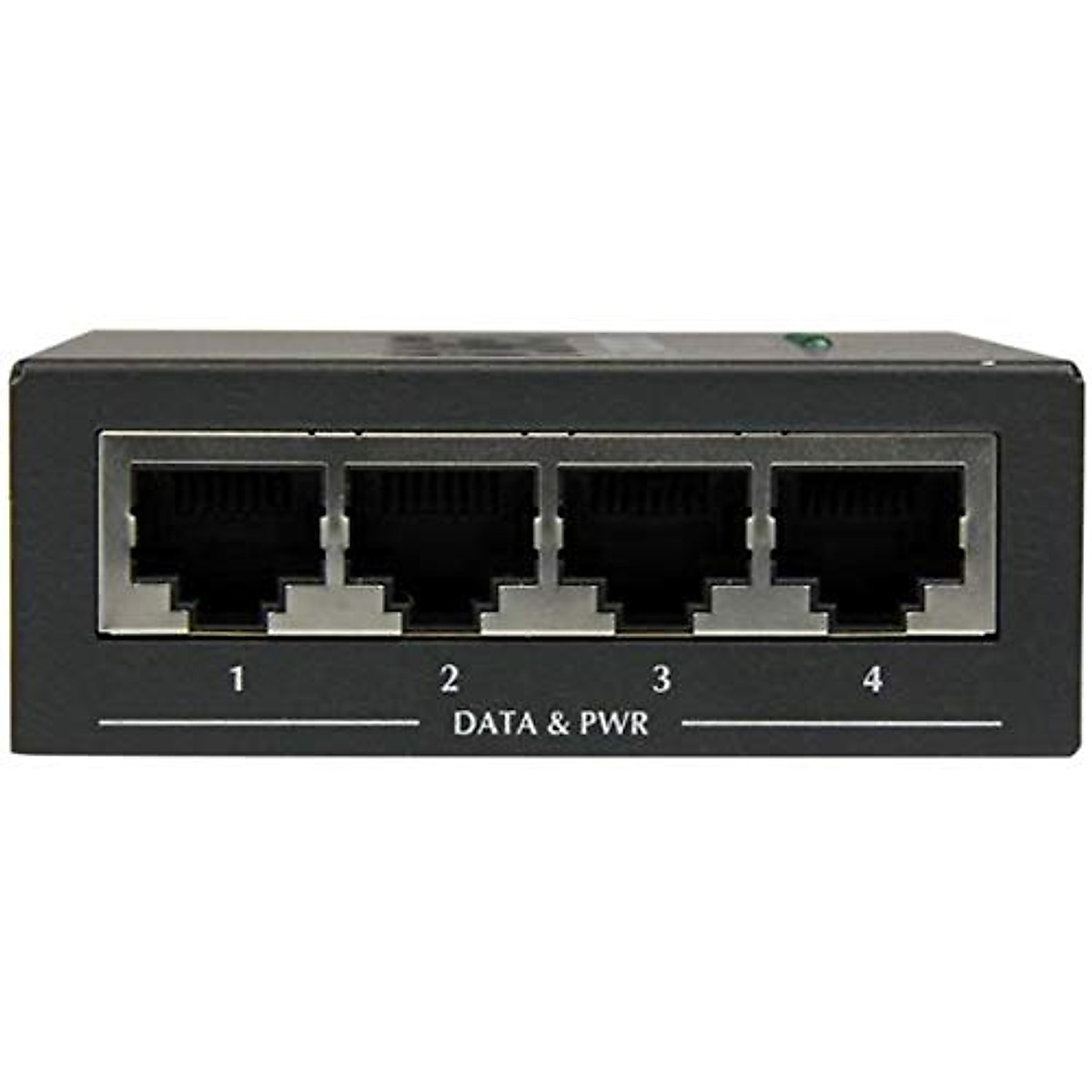 StarTech.com 4 Port Gigabit Midspan - PoE+ Injector - 802.3at and 802.3af - Wall-mountable Power over Ethernet Midspan , TAA (POEINJ4G)