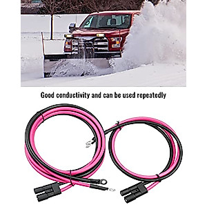 NTSUMI Truck and Plow Side Repair Harness Kit Replace HYD01684 HYD01690 Fit for BOSS Plows, Snow Plow Power Ground Cable Truck Plow Side