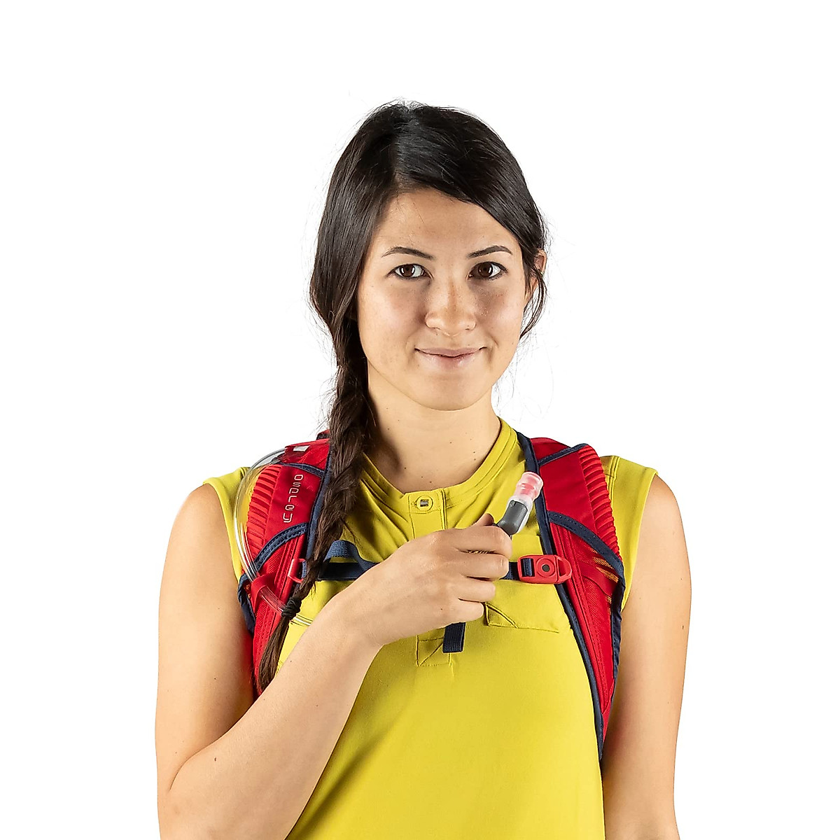 Osprey Kitsuma 3 Women's Bike Hydration Backpack with Hydraulics Reservoir, Claret Red