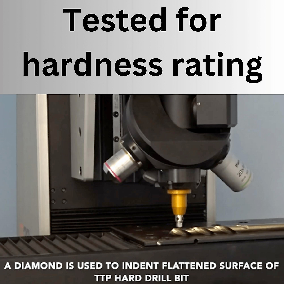 TTP HARD Drills 1/4 Drill bit - Cobalt Hardened bits for Drilling Hard Steel & Stainless, Heavy Duty Universal Drills for Cutting Tough Metal, Professional jobber Industrial 135 Degree Point