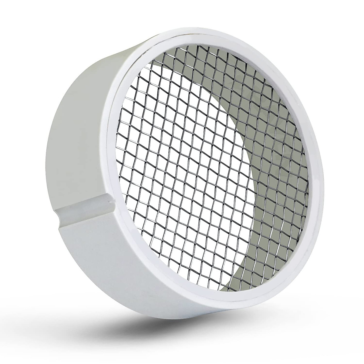 Raven R1510 PVC Termination Cap Mesh Screen Vent Cover, Furnace & Roof Vent Cap, Stainless Steel Wire Round Exhaust Pipe Cover End 4" Inner & 4.5" Outer Diameter