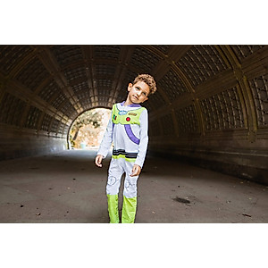 Disney Pixar Toy Story Buzz Lightyear Toddler Boys Zip Up Cosplay Coverall 2T