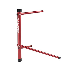 FOMTOR Bike Repair Stand (Max 60 lbs) Bicycle Mechanic Maintenance Rack Aluminum Alloy Bicycle Mechanics Workstands for MTB Mountain Bike and BMX Road Bikes (Red)