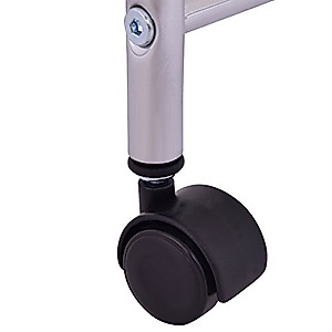 GOFLAME 3-Drawer Storage Cart, Rolling Storage Drawer Organizer with Mesh Top, Handle and 2 Lockable Wheels, Mobile Drawer Storage Unit for Home and Office