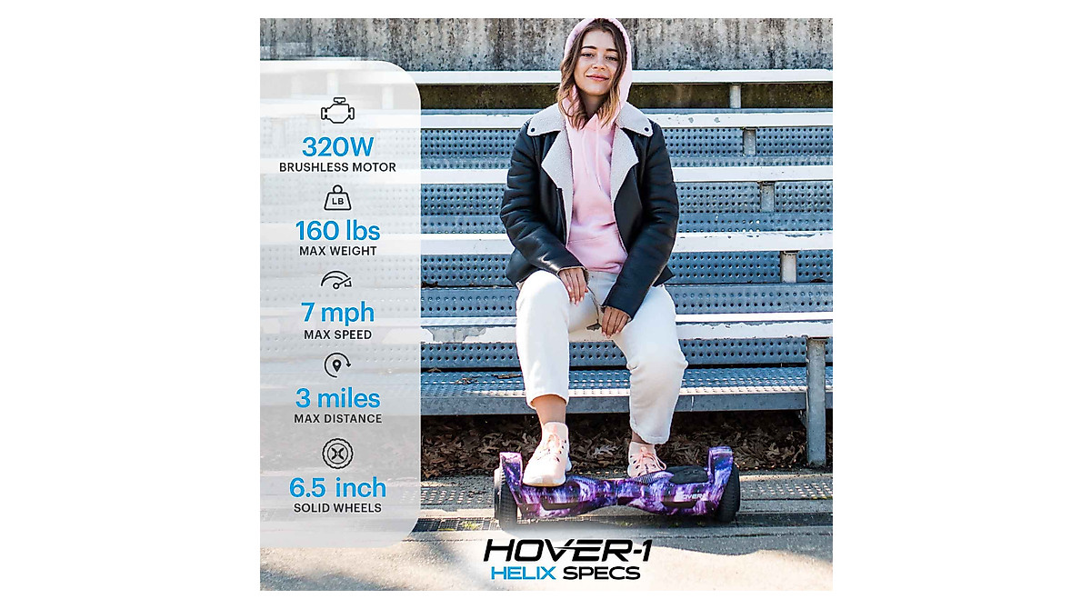 Hover-1 Helix Electric Hoverboard - Fun & Safe Ride