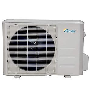 Senville 18,000 BTU Ducted Mini Split AC/Heating System, Concealed Duct, Built-in Water Pump, Wall Thermostat, 16 Ft. Installation Kit
