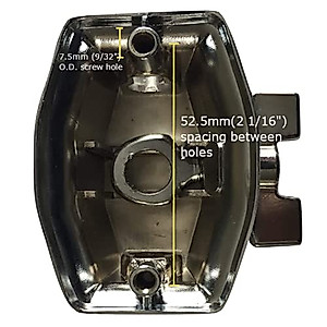 Tom/Floor Tom Leg Mount Bracket ROSS Percussion (3 Pack, Chrome)