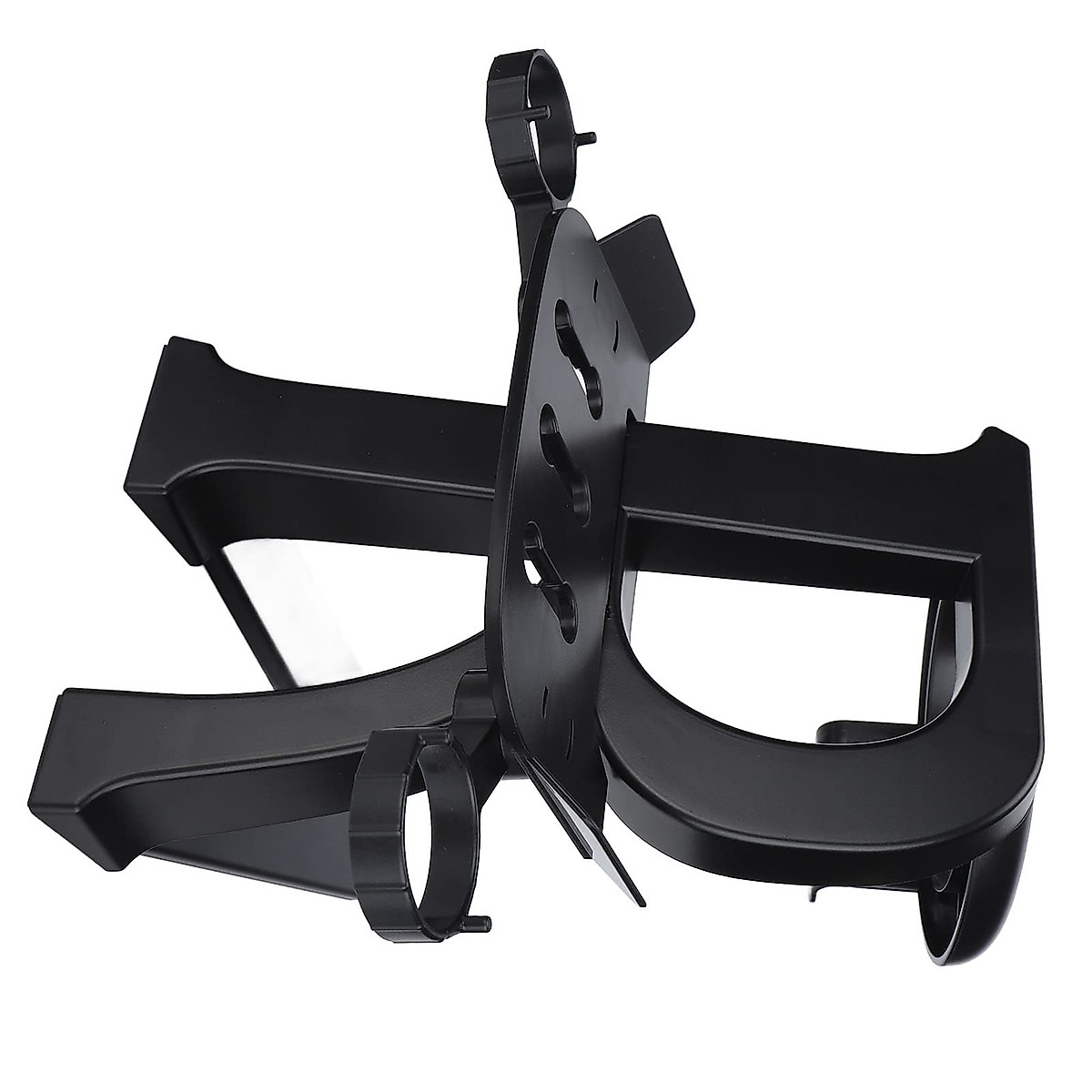 Upgraded Version Universal VR Stand,More Stable Base Headset Display Holder and Controller Mount Station for Oculus Quest, Quest 2, Rift, Rift S Headset and Touch Controllers(Black)